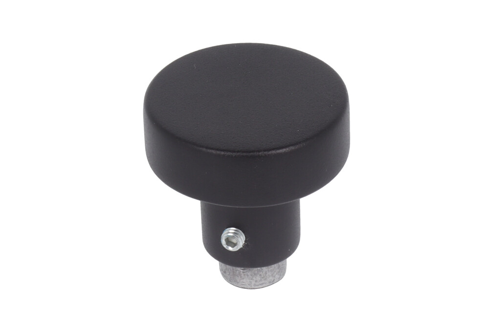 Economy gatdeel knop Zaandam nr.707 Ø50mm aluminium zwart
