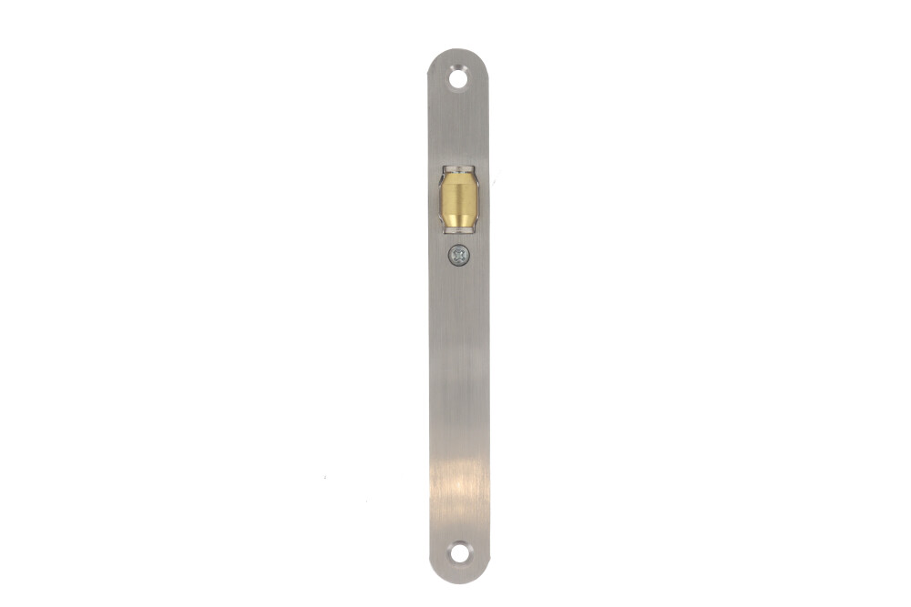 Smaldeur rolslot type 12 afgerond RVS voorplaat